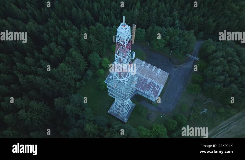 Tall radio tower standing high Stock Videos & Footage - HD and 4K Video ...