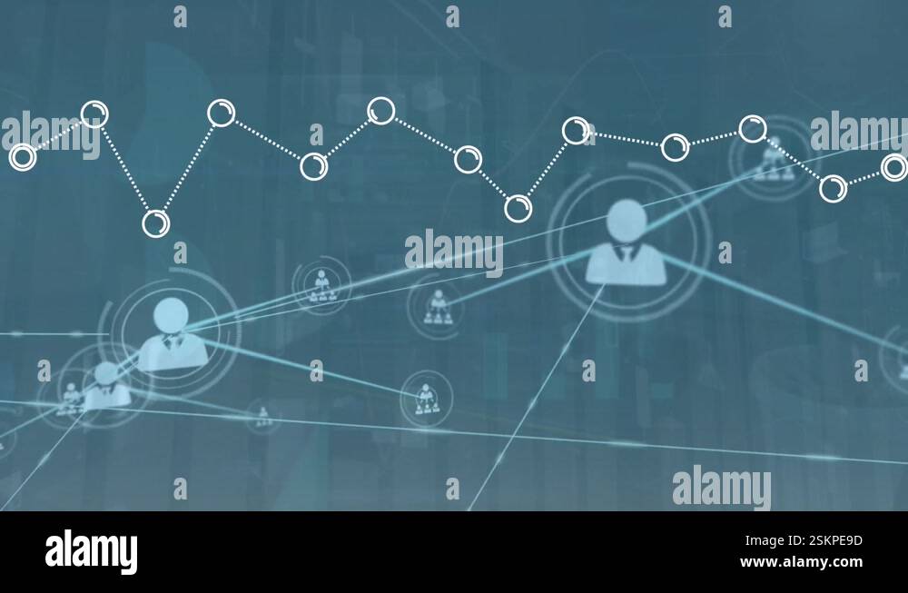 Animation connected icons graphs over Stock Videos & Footage - HD and ...