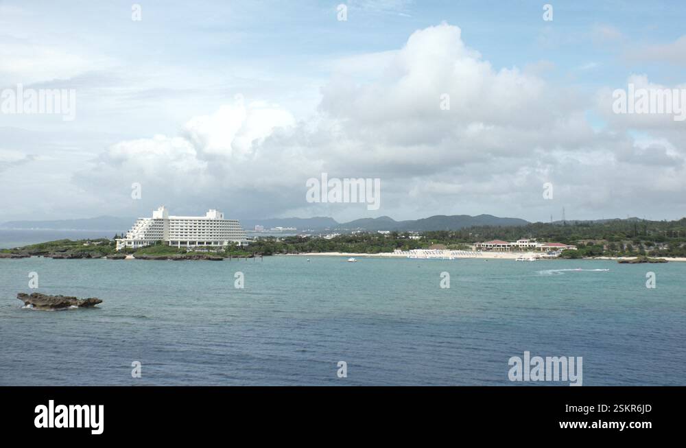 OKINAWA, JAPAN : View of Manza beach in daytime Stock Video Footage - Alamy