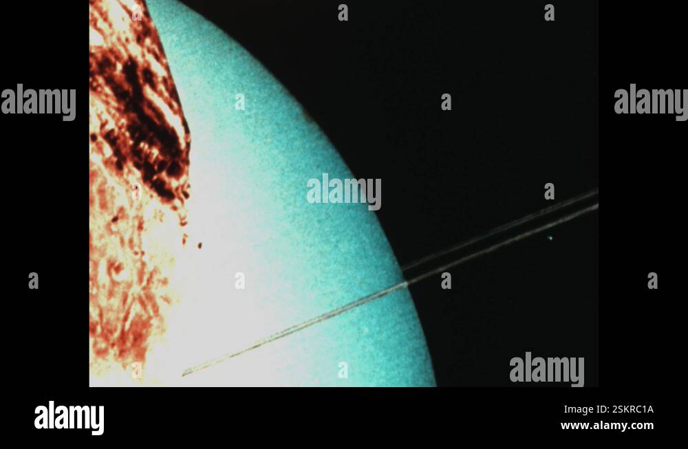 1980s: Photo of rings aorund Uranus. Images of Uranus. Animation of ...