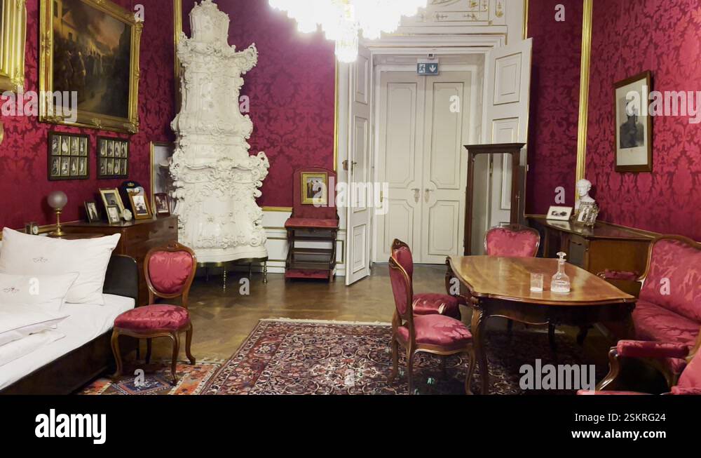 Imperial Palace Interior Of An Old Living Quarters Of Empress Sisi And ...
