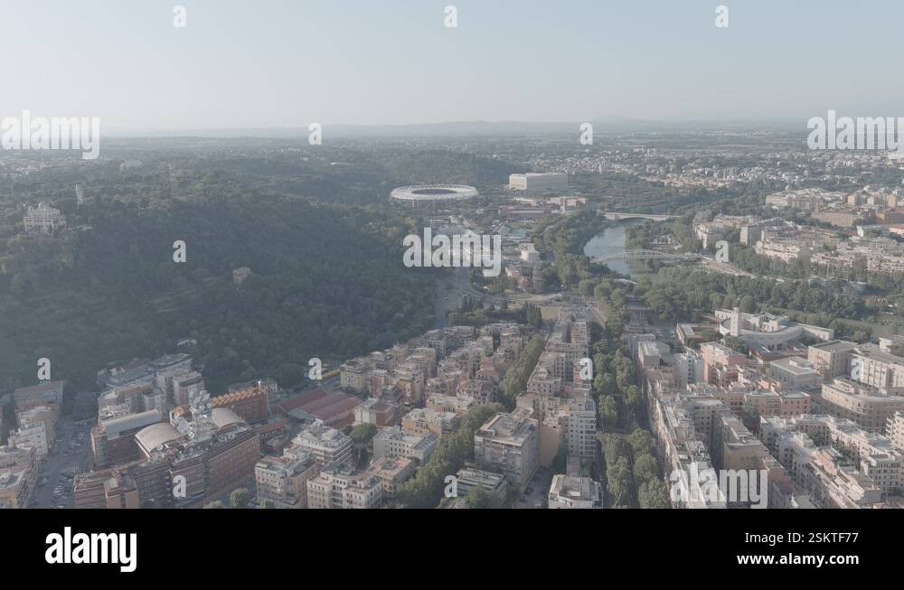 A-Log. Rome, Italy. Stadio Olimpico Tour. Sports complex Olimpico del ...