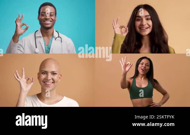 Hand signs collage Stock Videos & Footage - HD and 4K Video Clips - Alamy