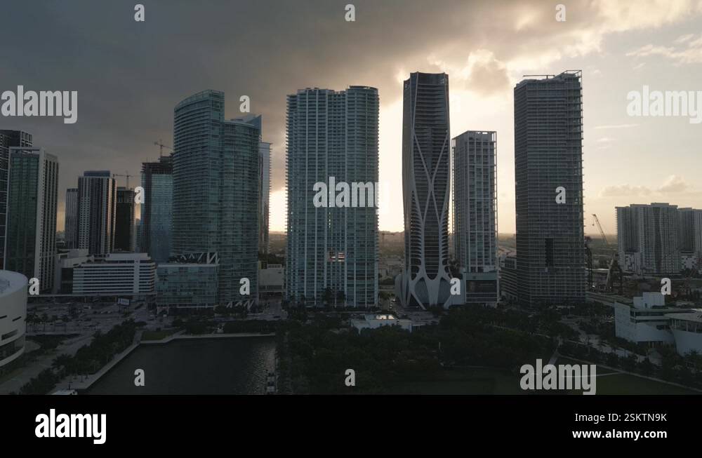 Miami downtown skyscraper building Stock Videos & Footage - HD and 4K ...