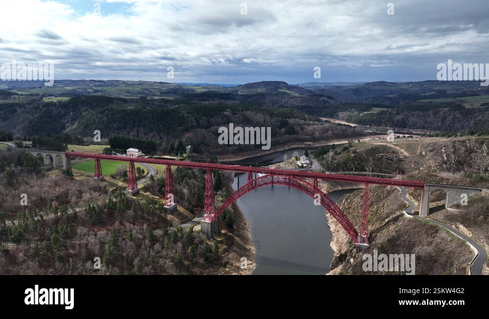 An aerial perspective reveals the structural elegance of the Garabit ...
