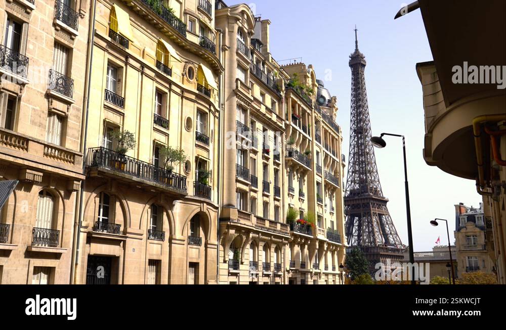Paris street view eiffel tower Stock Videos & Footage - HD and 4K Video ...