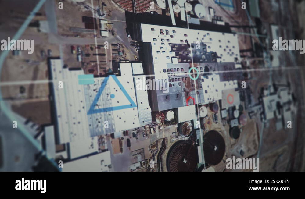 Computer spy system searching for target criminals using satellite ...