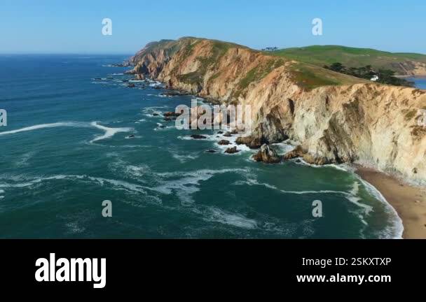 Breathtaking aerial view of Point Reyes, California, showcasing ...