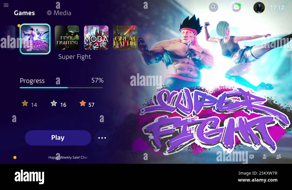 Entering Digital Video Game Selection Menu To Launch Online Multiplayer ...