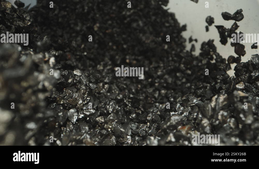 Inside a carbon water filter, macro view. Replacement cartridge for ...