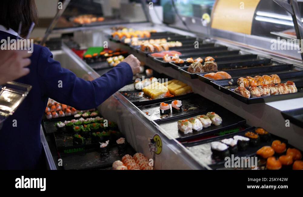 Japanese Sushi Take Out Restaurant Stock Video Footage - Alamy