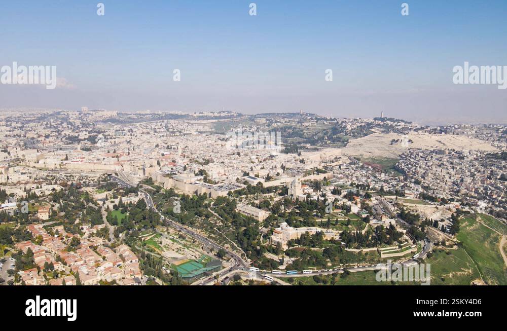 Old city of jerusalem aerial Stock Videos & Footage - HD and 4K Video ...