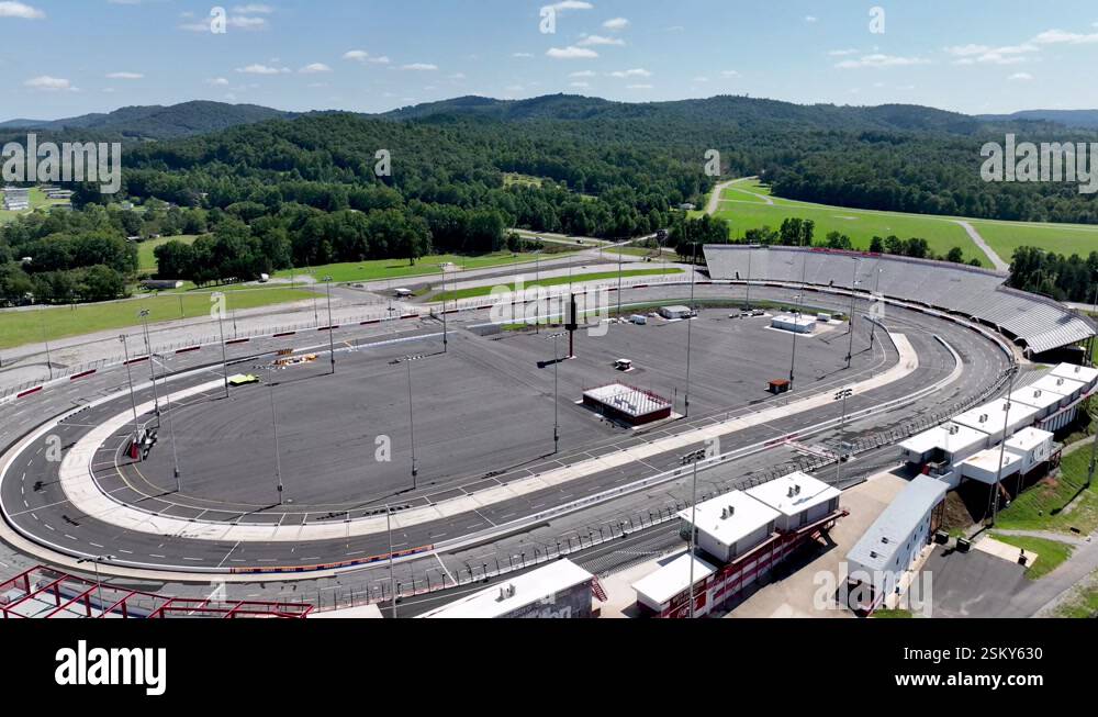 aerial low push over north wilkesboro speedway in north wilkesboro nc ...