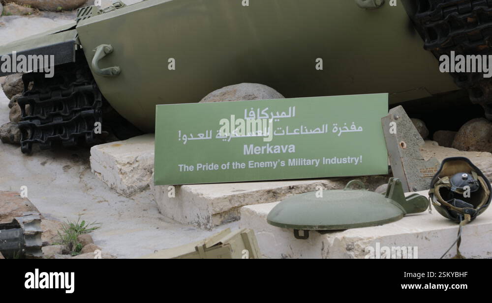 War museum by Hezbollah called museum for resistance tourism, Mleeta ...