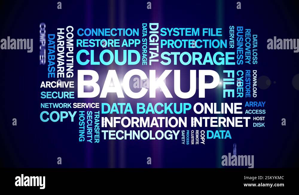 Backup animated word cloud,animation text kinetic typography seamless ...