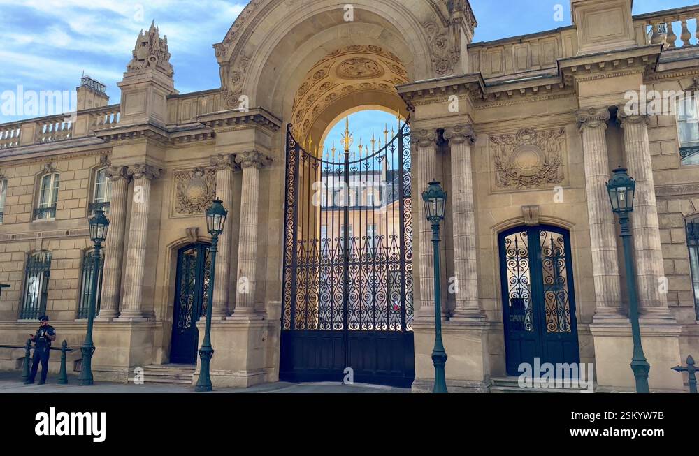 Elysee Palace in Paris - office of the French president and government ...