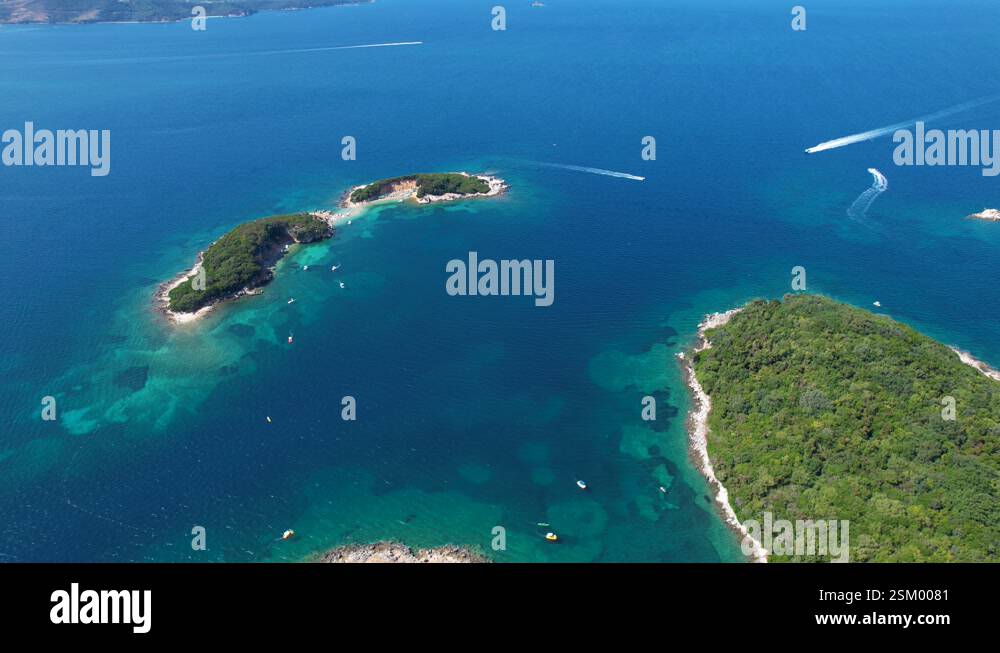 Islands of Ksamil: A Paradise in Deep Blue Seas with Corfu on the ...