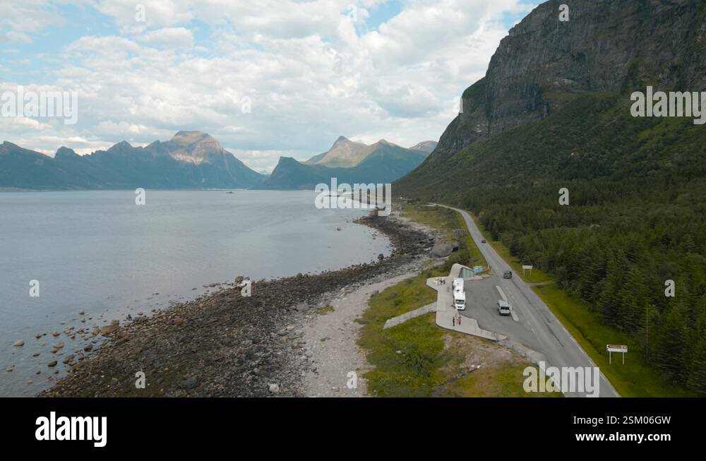 Ureddplassen .Norway. Famous roadside public scenic restroom (toilet ...