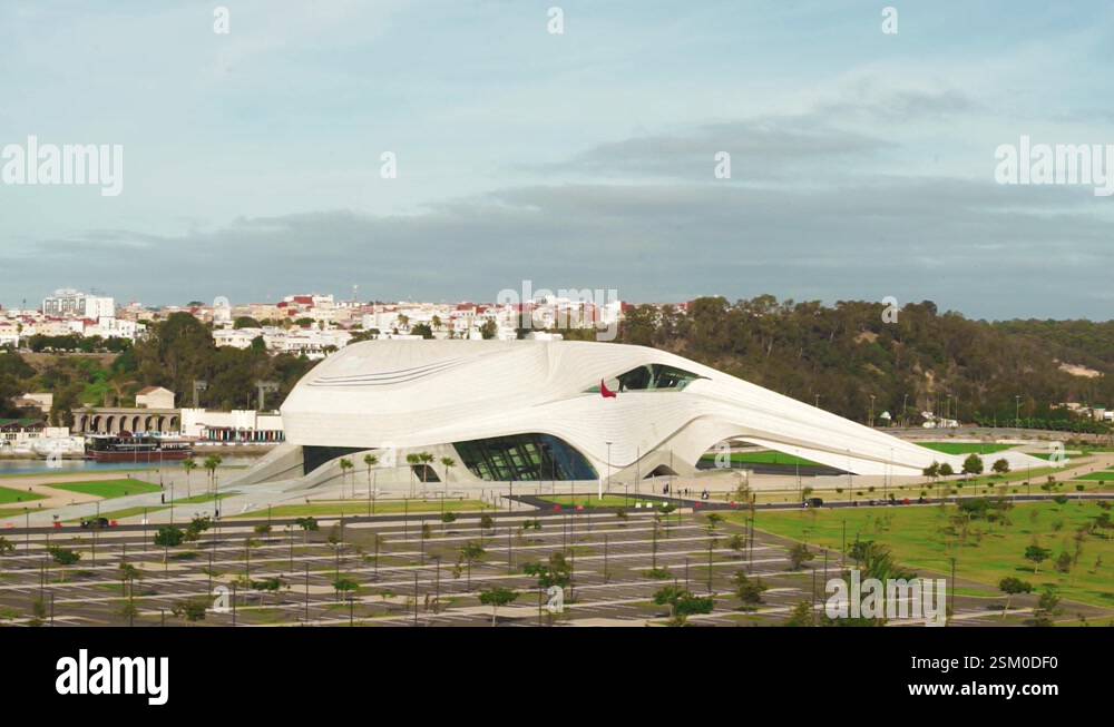 A view of The Grand Theatre of Rabat, Morocco Stock Video Footage - Alamy