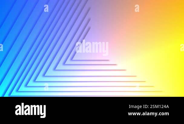Smooth triangle moving geometric corporate background 4K. Symmetric ...