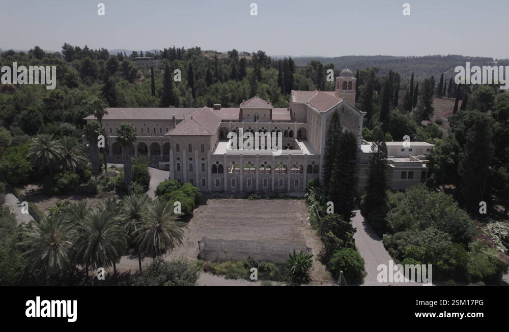 Monastery of the Silent Monks, Latrun - located at the top of the hill ...