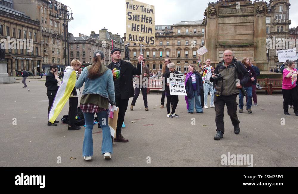 Counter protest group Stock Videos & Footage - HD and 4K Video Clips ...