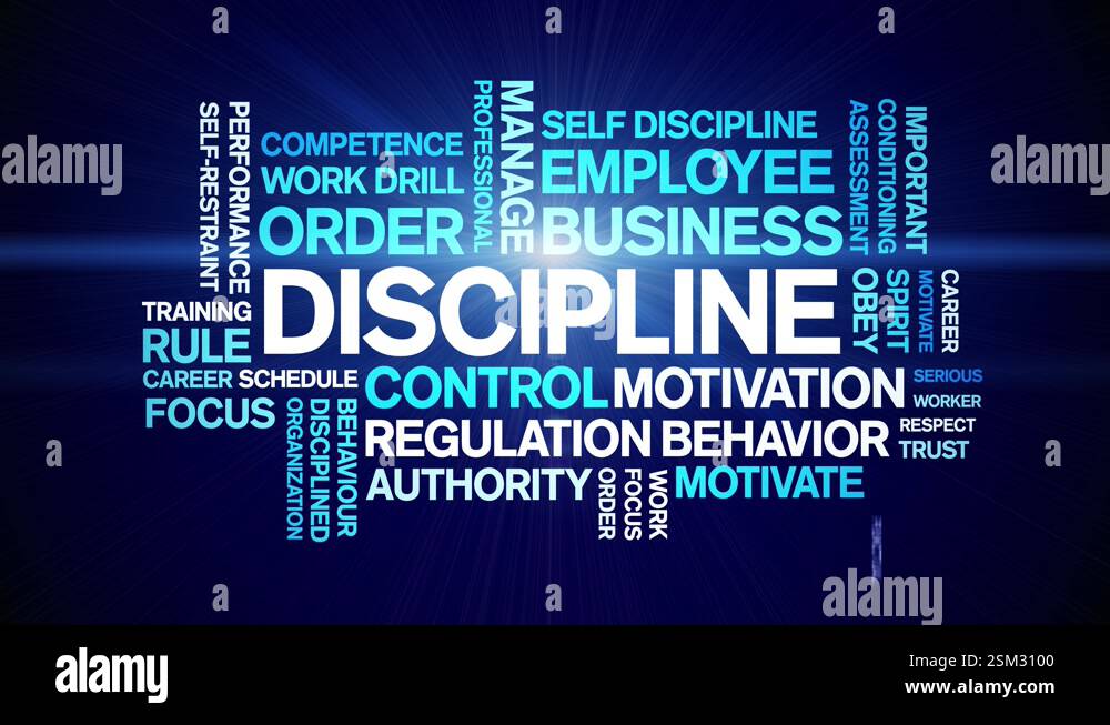 Discipline animated tag word cloud,animation kinetic typography ...