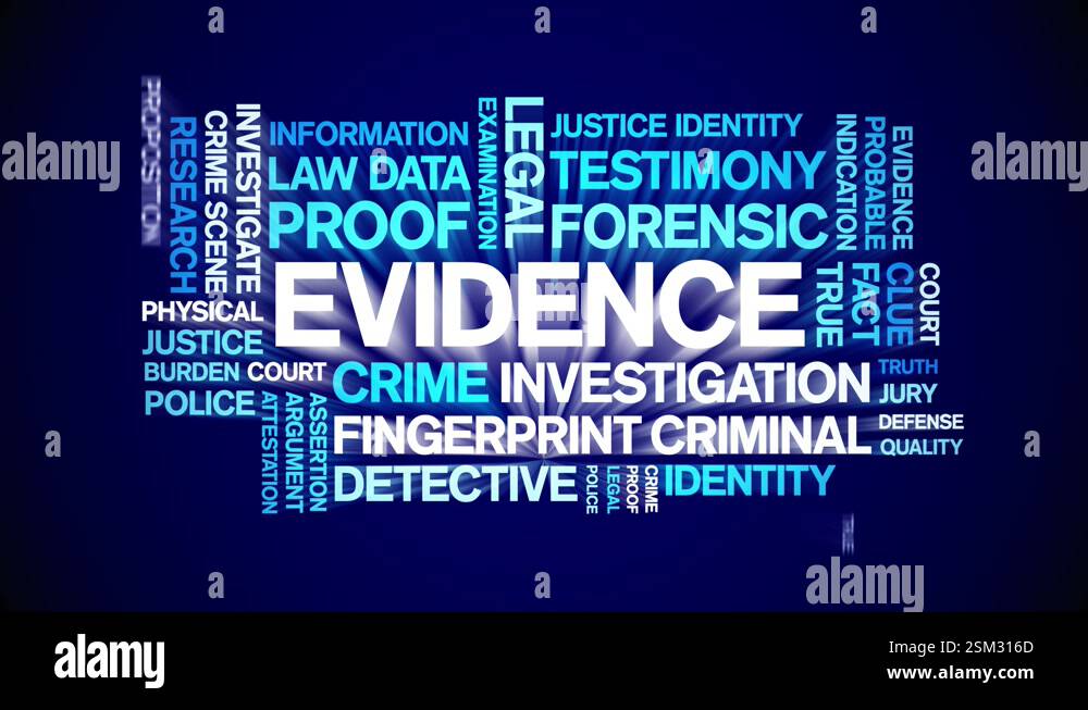 Evidence animated tag word cloud,animation kinetic typography seamless ...