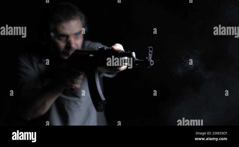 High-Speed 800fps Slow-Motion Shooting with Kalashnikov AK-47, Detailed ...