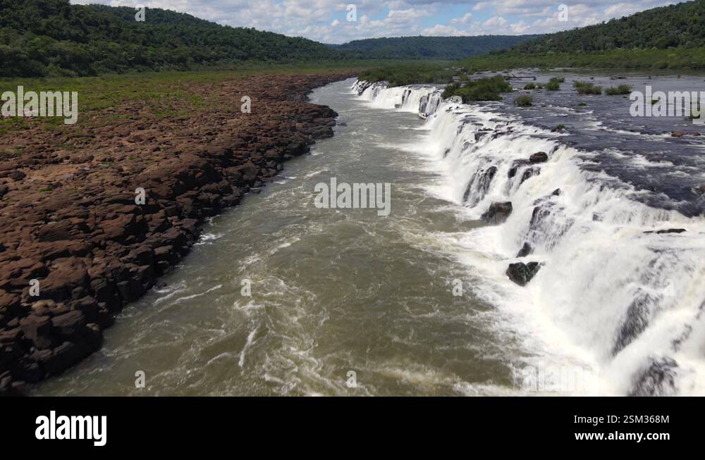 Moconá Waterfalls Rugged Relief, Furrowed by numerous Rivers and ...