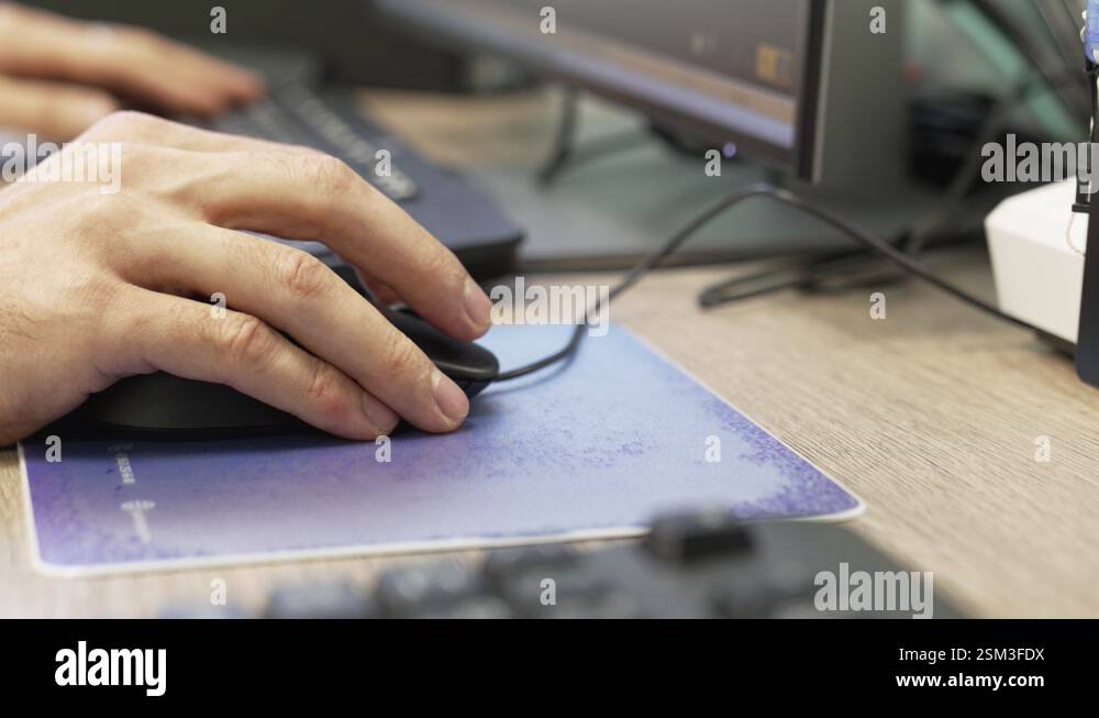 Computer programmer mouse hands Stock Videos & Footage - HD and 4K ...