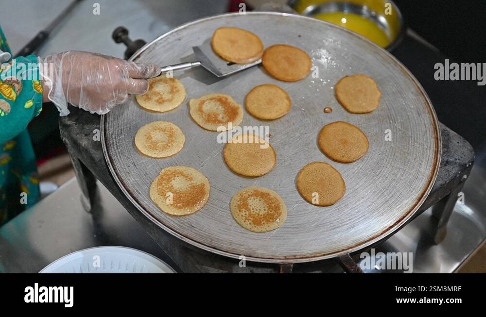 A mini pancake-like Arabic dish called Chabab which is an Emirati ...