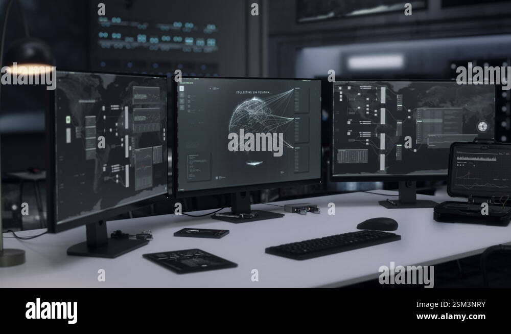 Monitoring system detected the location of the cyber criminal on the ...