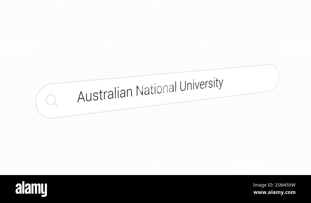 Searching Australian National University on the Search Engine Stock ...