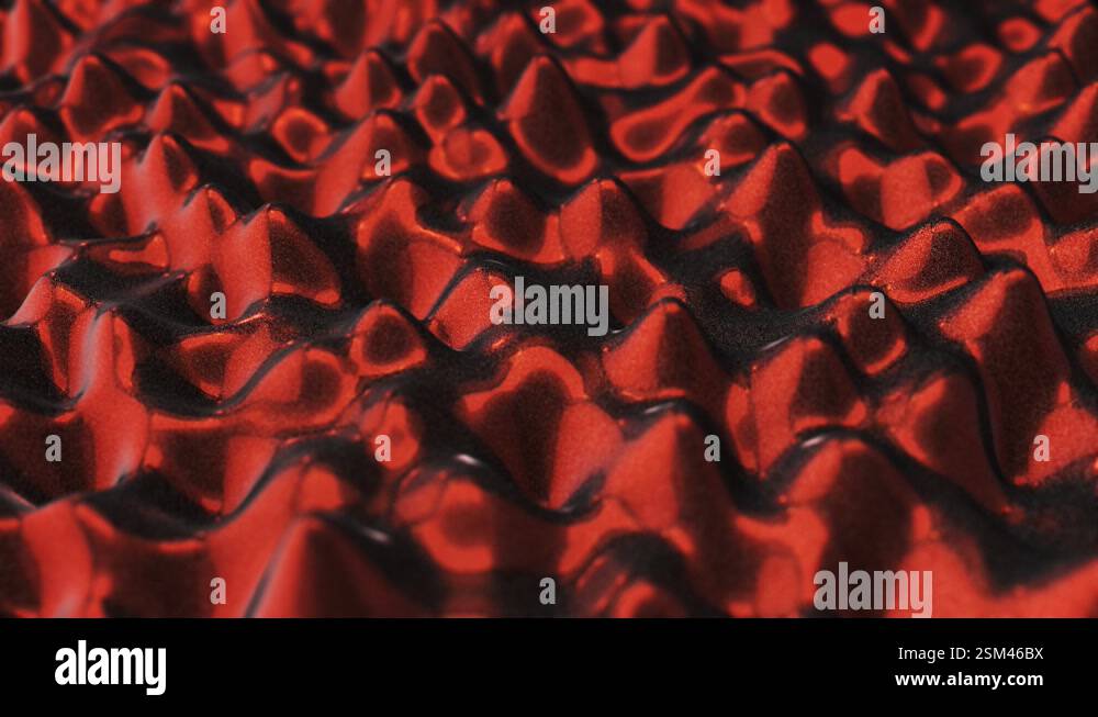 Red Spiky Metallic Texture Animation - seamless loop Stock Video ...