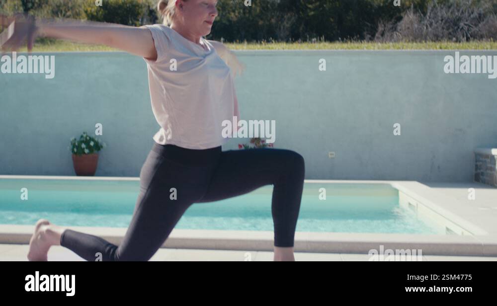 Fit active woman yoga Stock Videos & Footage - HD and 4K Video Clips ...