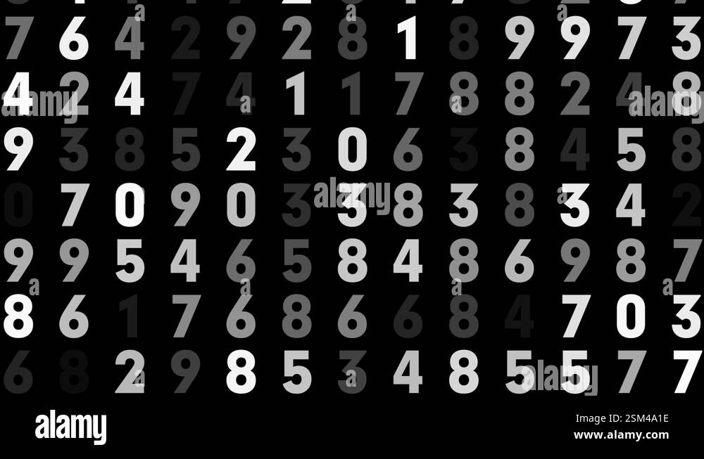 Zoom unraveling power of animated numbers in data visualization Stock ...