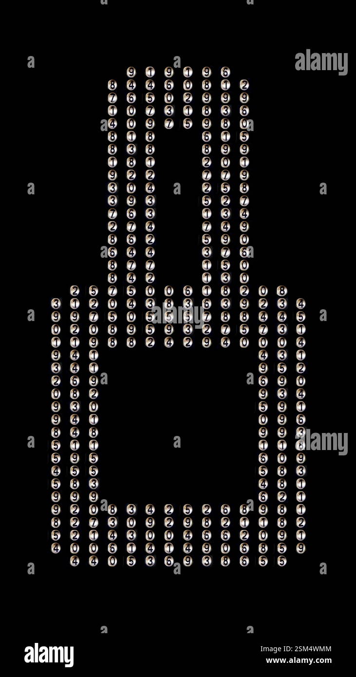 countdown numbers in vertical format Stock Video Footage - Alamy