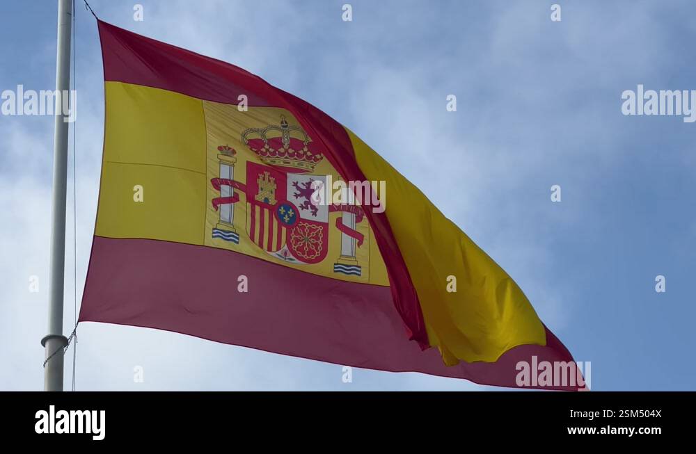 Spanish flag mast Stock Videos & Footage - HD and 4K Video Clips - Alamy