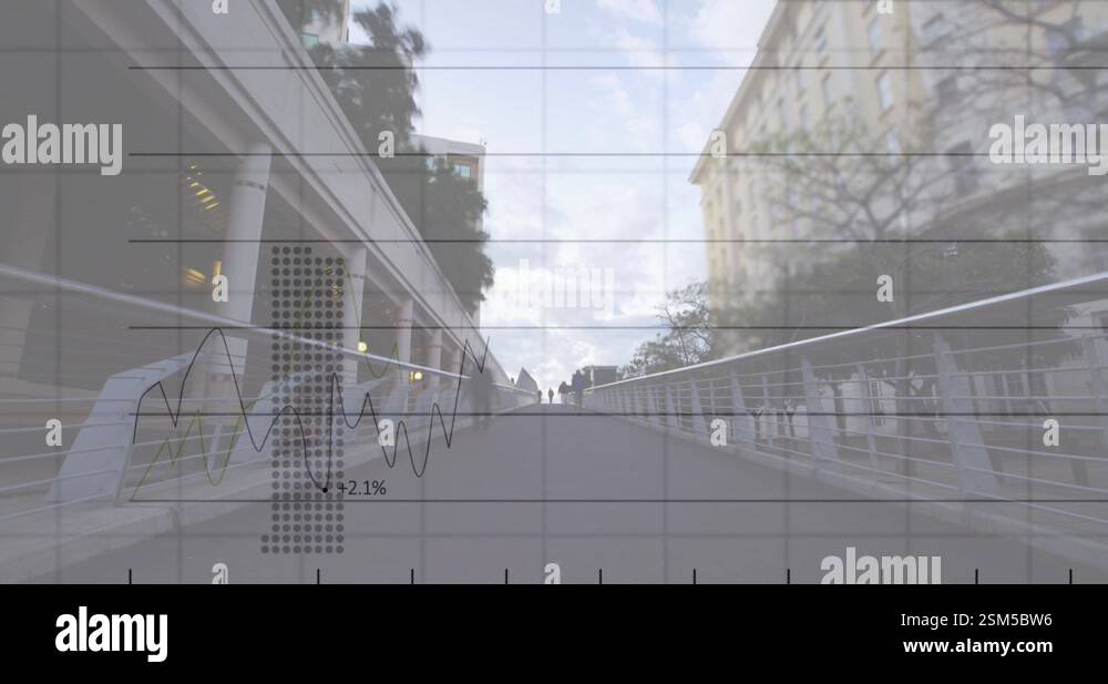 Animation of graphs, changing numbers, time lapse of diverse people ...