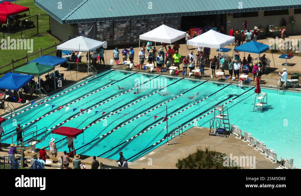 Swimming Competition At The City of Siloam Springs Family Aquatic ...