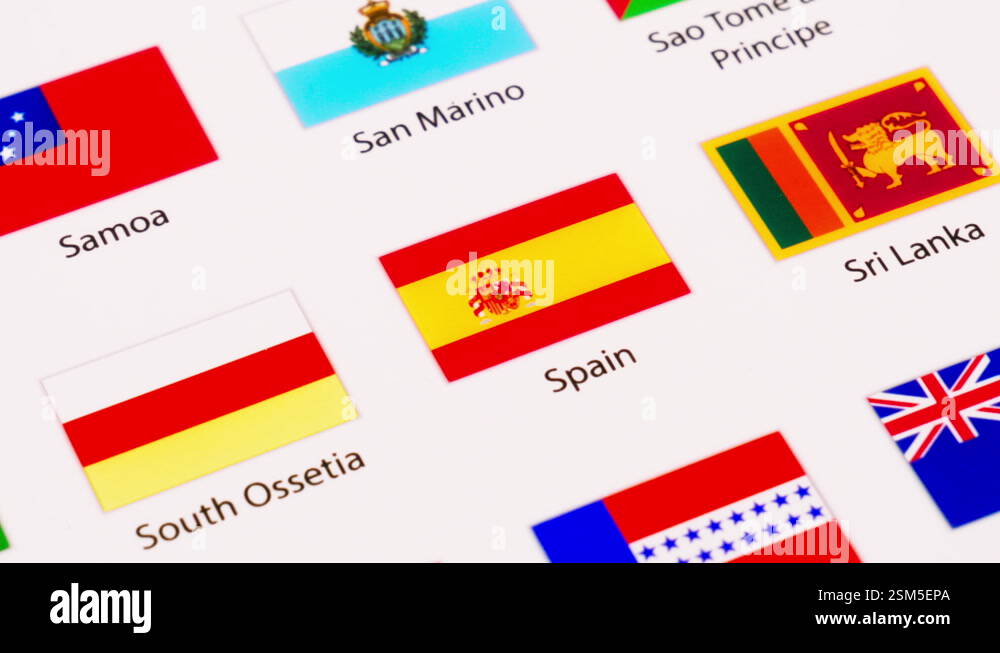 Zoom came out of the flags of several countries in the world and begins ...