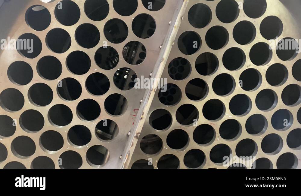 Condenser, evaporator, heat exchanger, inside tube pattern. Cooling ...