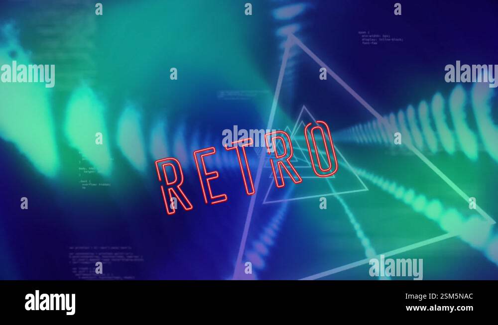 Animation neon retro text banner Stock Videos & Footage - HD and 4K ...