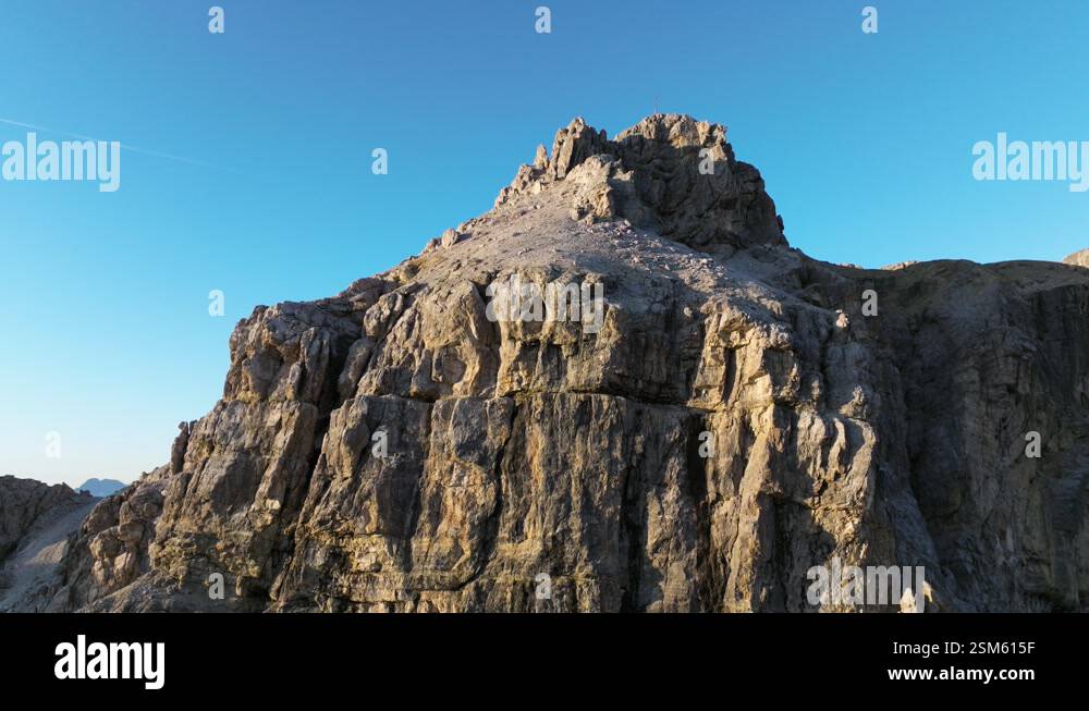 Aerial journey across the Dolomites reveals deep valleys, sheer cliffs ...