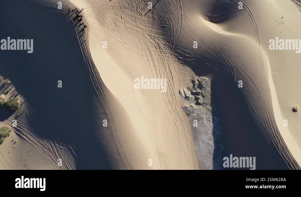 Aerial of the breathtaking Samalayuca Dune Fields south of Ciudad ...