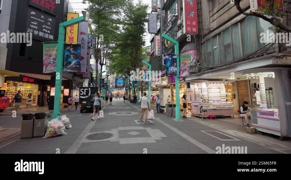 Taipei, Taiwan 17 September 2023: Ximending district in Taipei city of ...