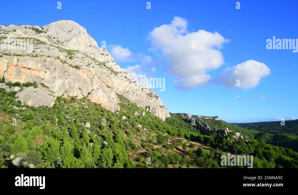 Montagne Sainte Victoire Western End, Cross of Provence, Refuge Cézanne ...