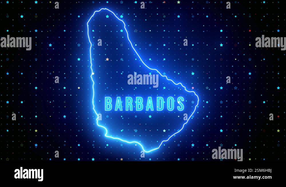 Barbados outline map Stock Videos & Footage - HD and 4K Video Clips - Alamy