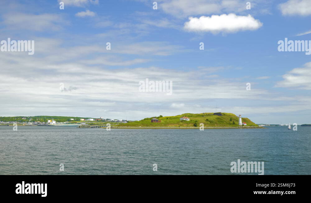 George Island in Halifax Nova Scotia on a Beautiful Summer Day Stock ...